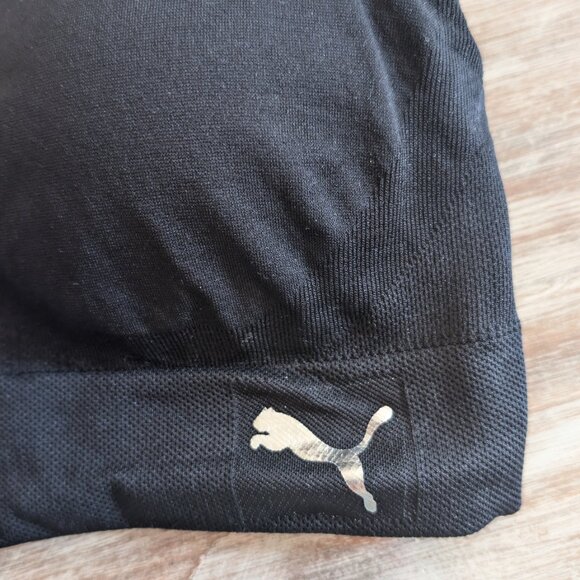Puma | Intimates & Sleepwear | New Puma Seamless Sports Bra Black Size ...